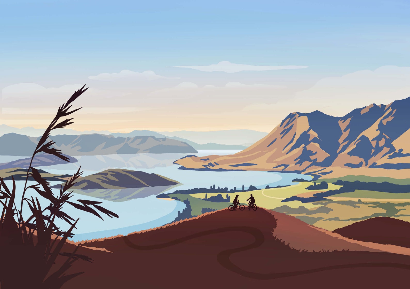 Glendhu Bay Travel Poster - Etsy