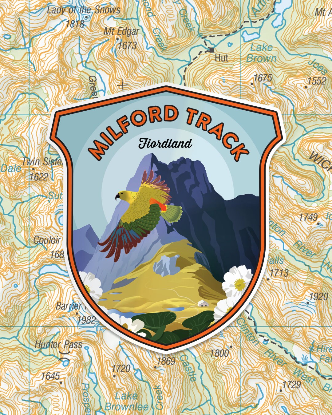 Milford Track Sticker - Etsy