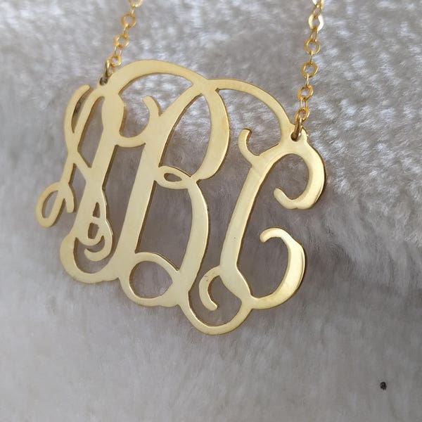 Monogram Pendants - Etsy