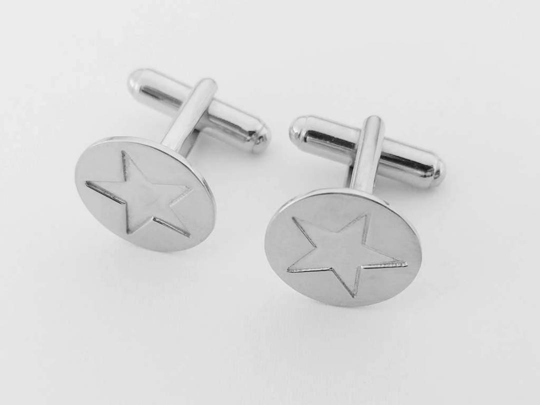 Silver Texas Flag Cufflinks,lone Star Cufflinks,wedding Cufflinks for ...