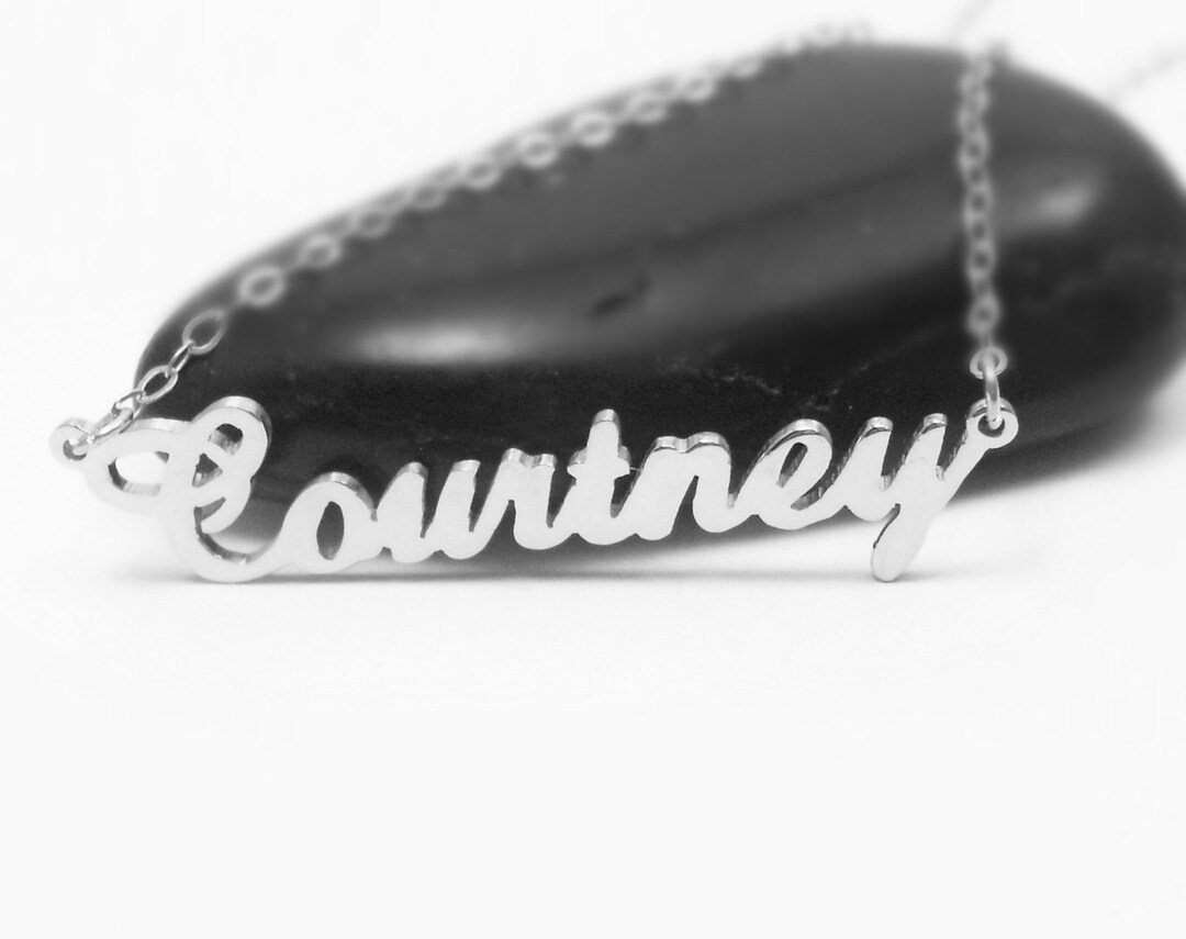 Sterling Silver Name Necklace,personalized Signature Necklace ...