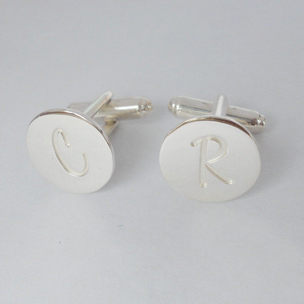Letter Cufflinks - Etsy
