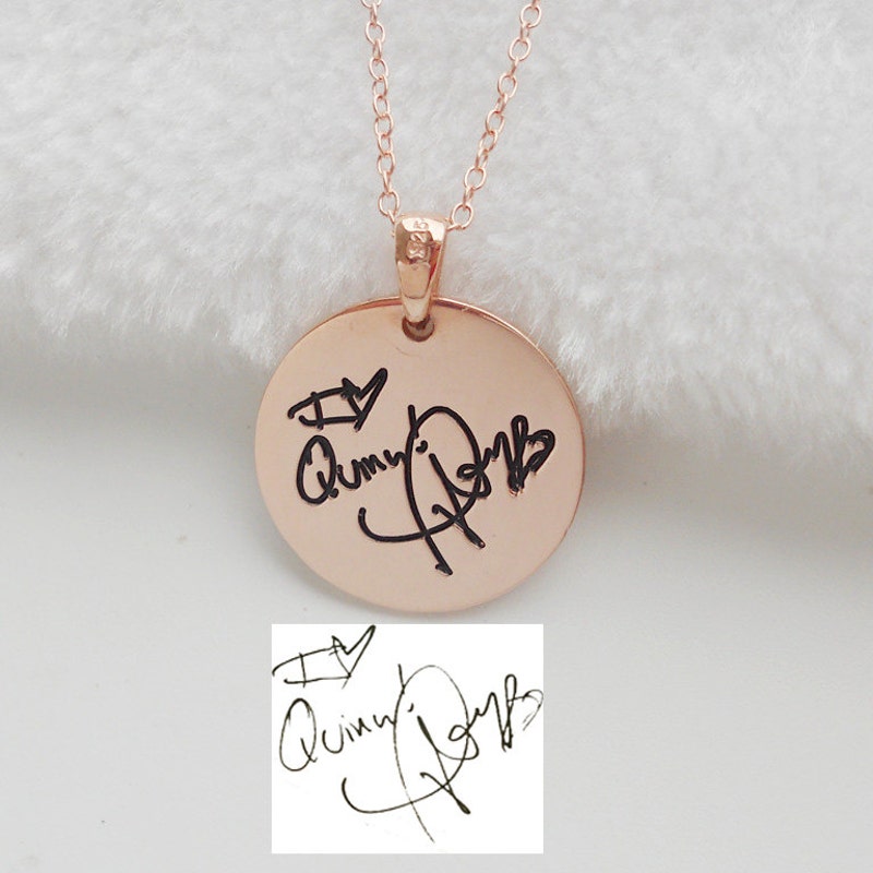 Engraved Signature - Etsy