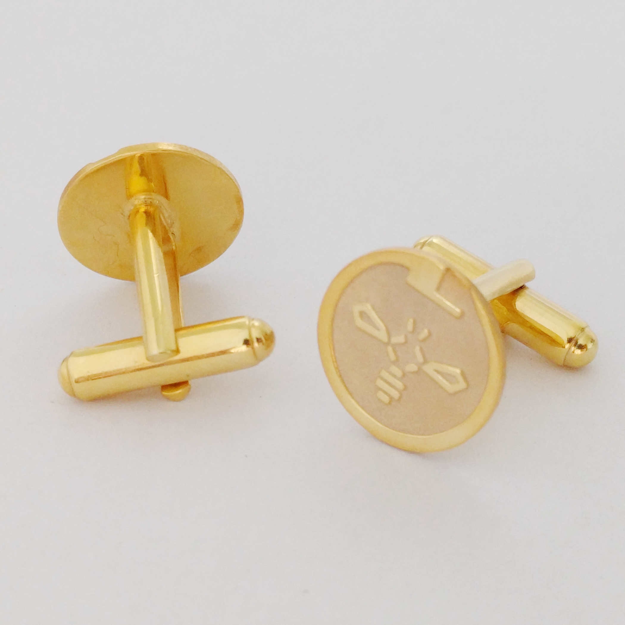 Personalized Logo Cufflinks Your Logo Cufflinks Cooperation - Etsy