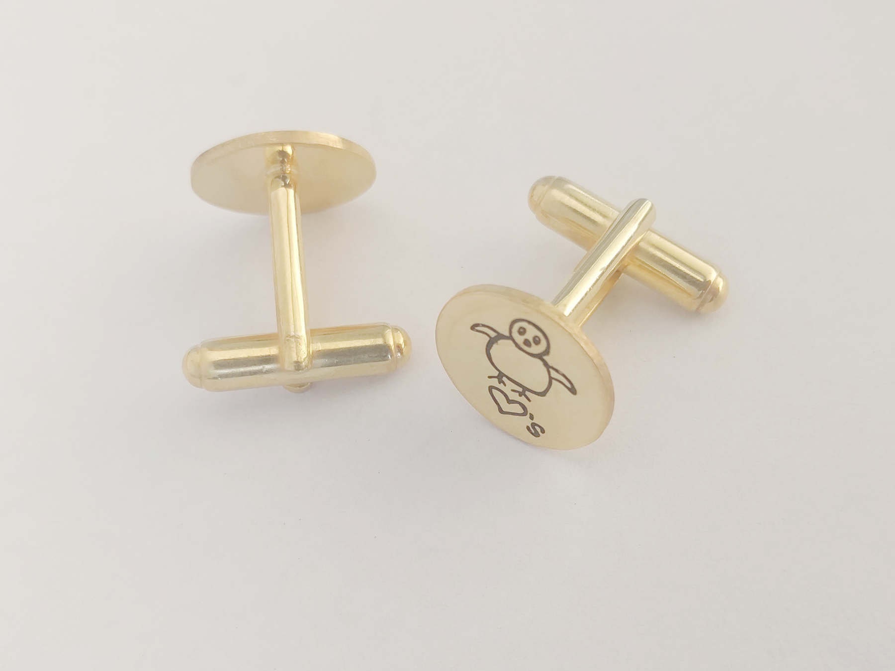 Perosonalized Cufflinks of Drawings, Children Drawing Cufflinks,wedding ...