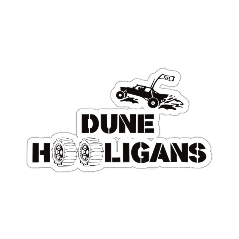Dune Hooligans Die-cut Stickers for Off-road Enthusiasts, Car ...