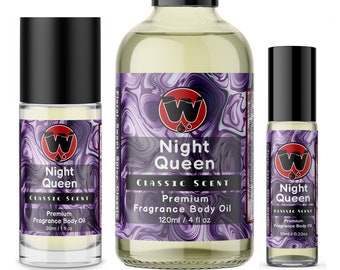 Night Queen Fragrance Body Oil 1/3oz Roll On - Etsy