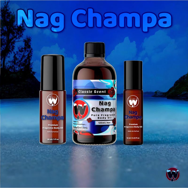 Nag Champa Oil for Body - Etsy