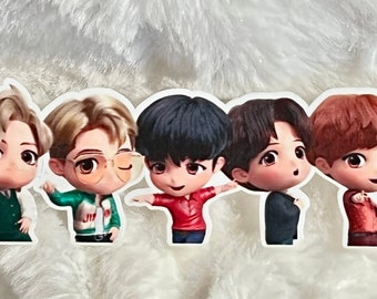 Bts Stickers Tiny Tan - Etsy