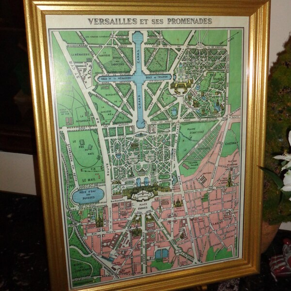 Paris Map Art - Etsy