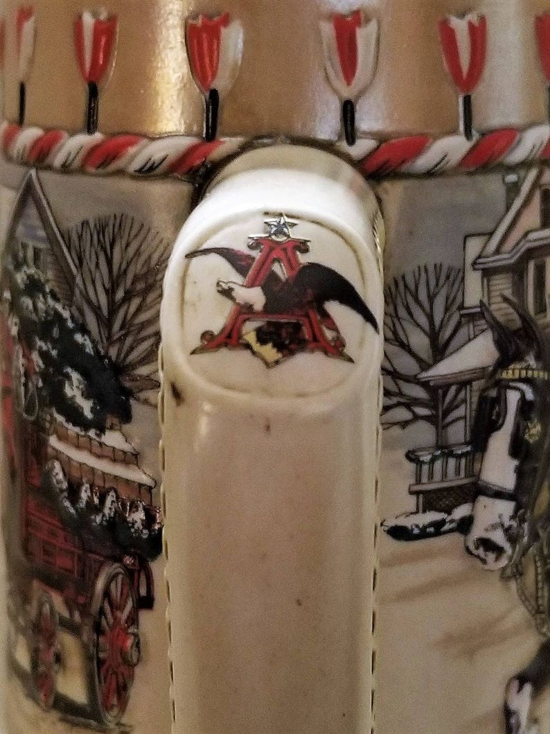 Ceramarte - Brazil Budweiser Collectible Stein Collector Series 1980's ...