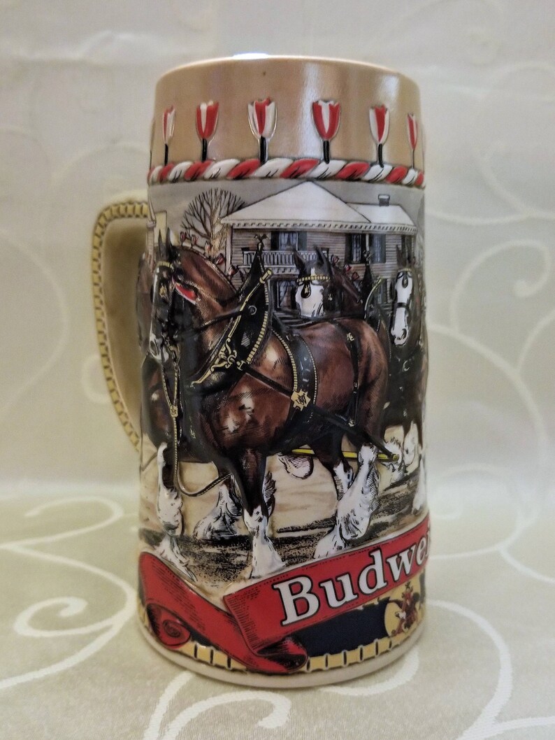 Ceramarte - Brazil Budweiser Collectible Stein Collector Series 1980's ...