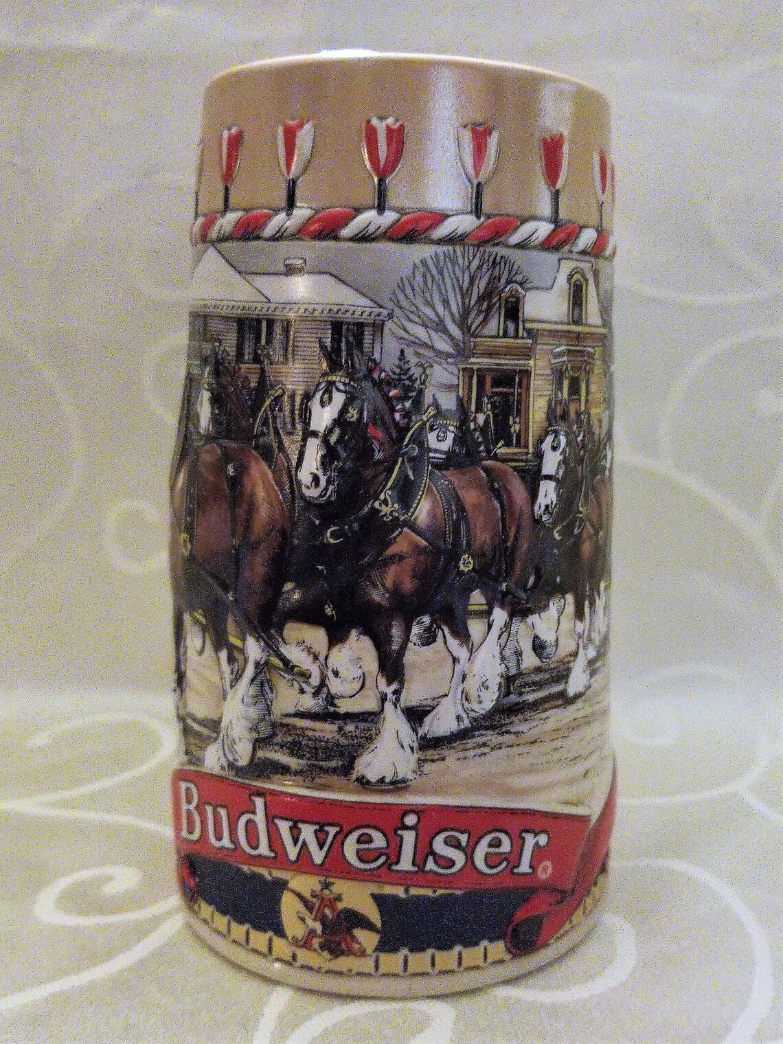 Ceramarte - Brazil Budweiser Collectible Stein Collector Series 1980's ...