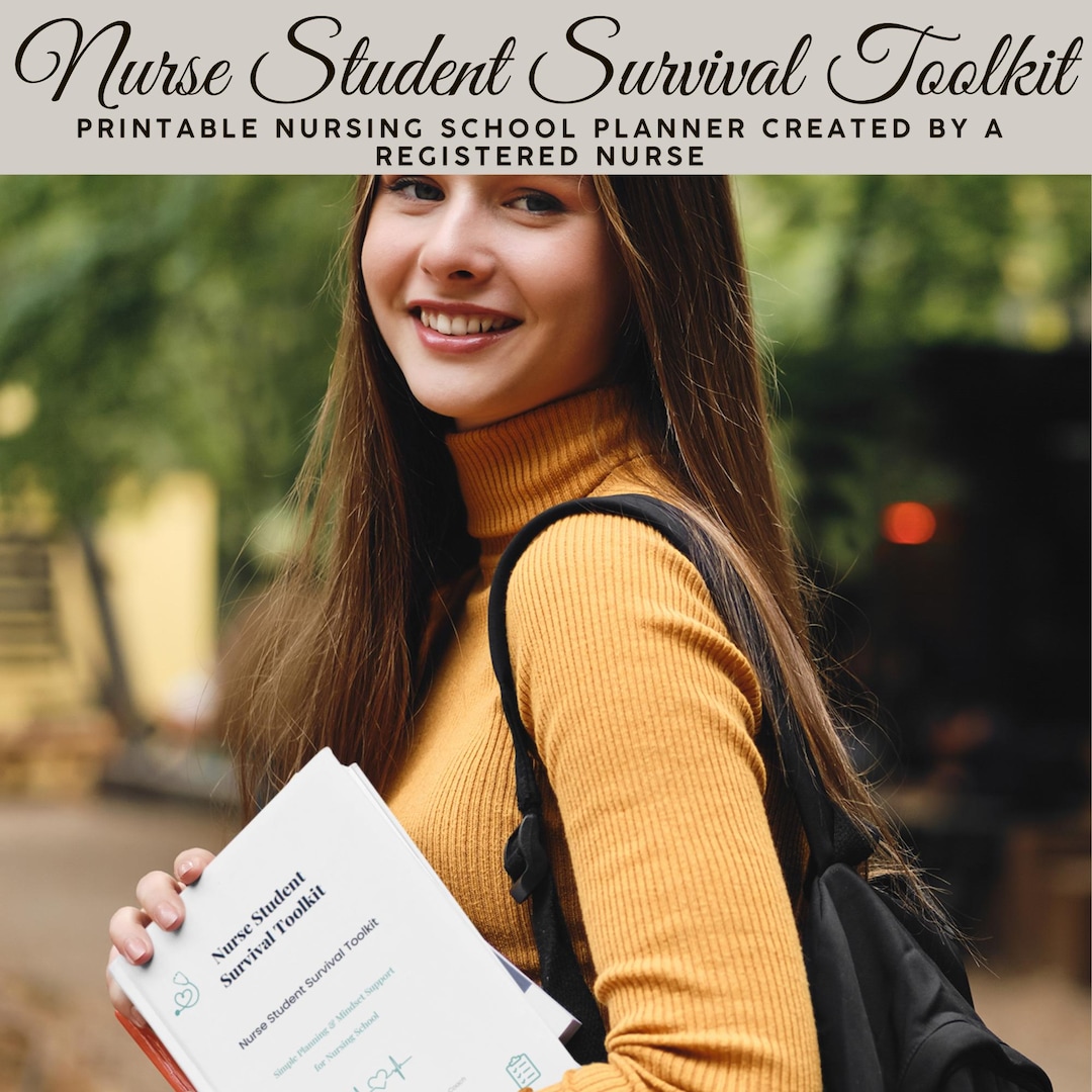 Nurse Student Survival Toolkit Printable Planner, Study, Clinical, Exam ...