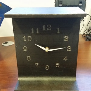 I Beam Steel Desk Clock - Etsy