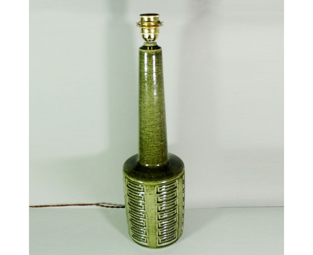 Palshus Denmark Stoneware Lamp Base: Mid-century Modern Scandinavian ...