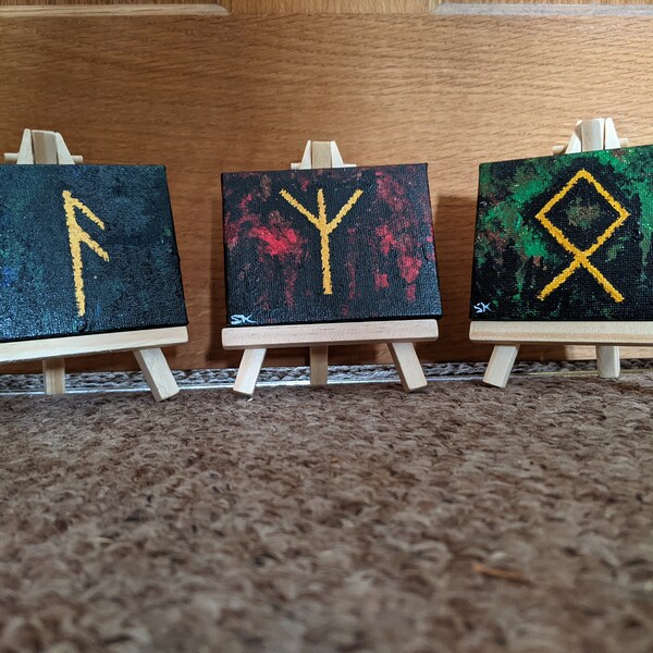 Rune Paintings - Etsy