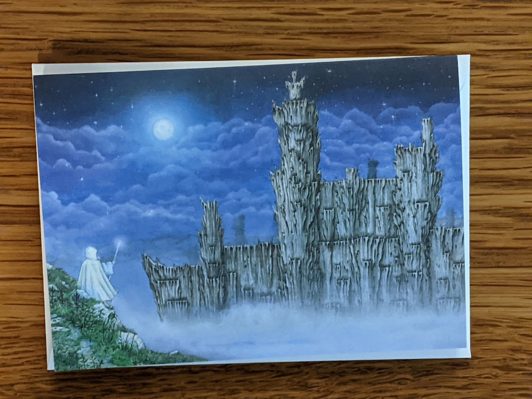 Fantasy "forgotten Realms" Tolkien Art A6 Blank Greetings Card - Etsy