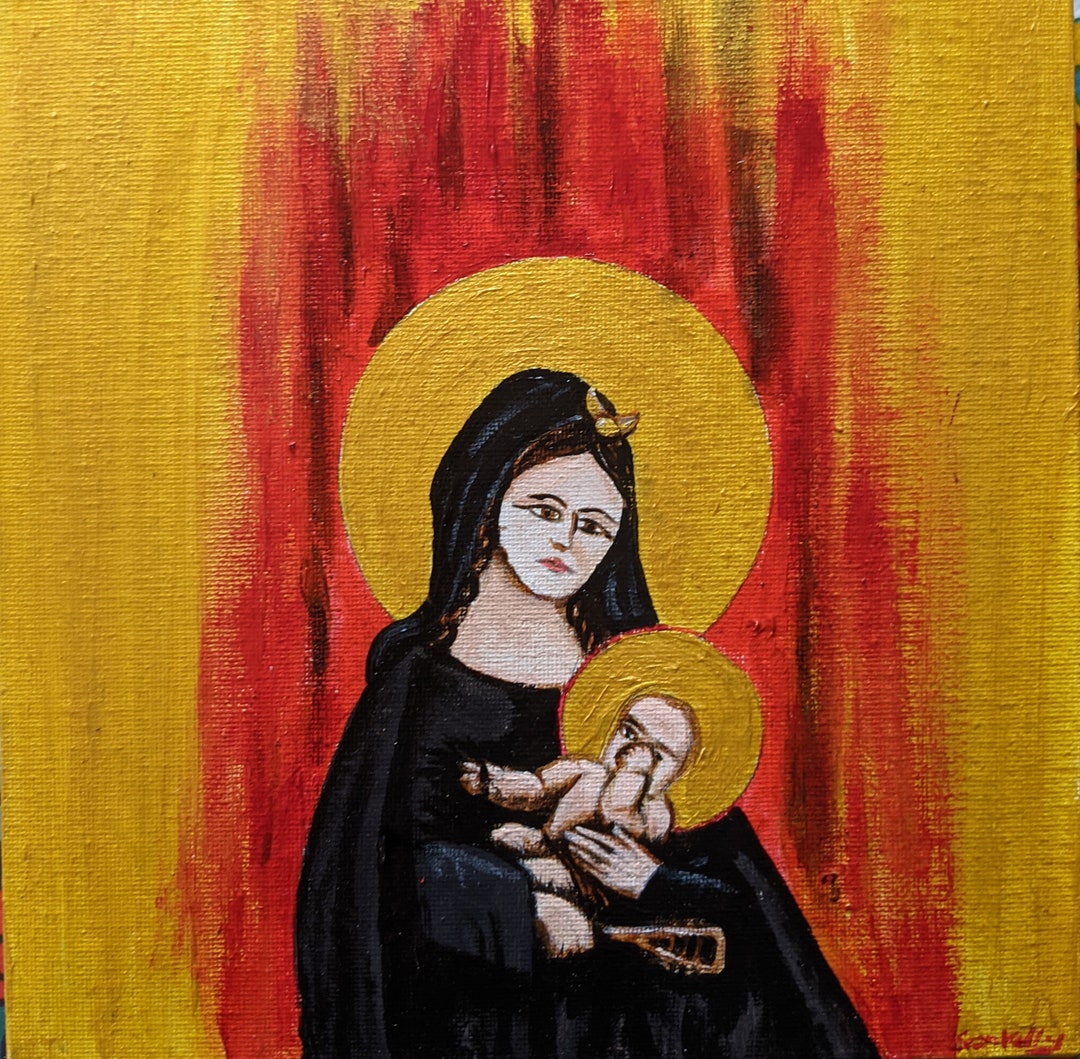 Isis Madonna Acrylic Art Icon - Etsy