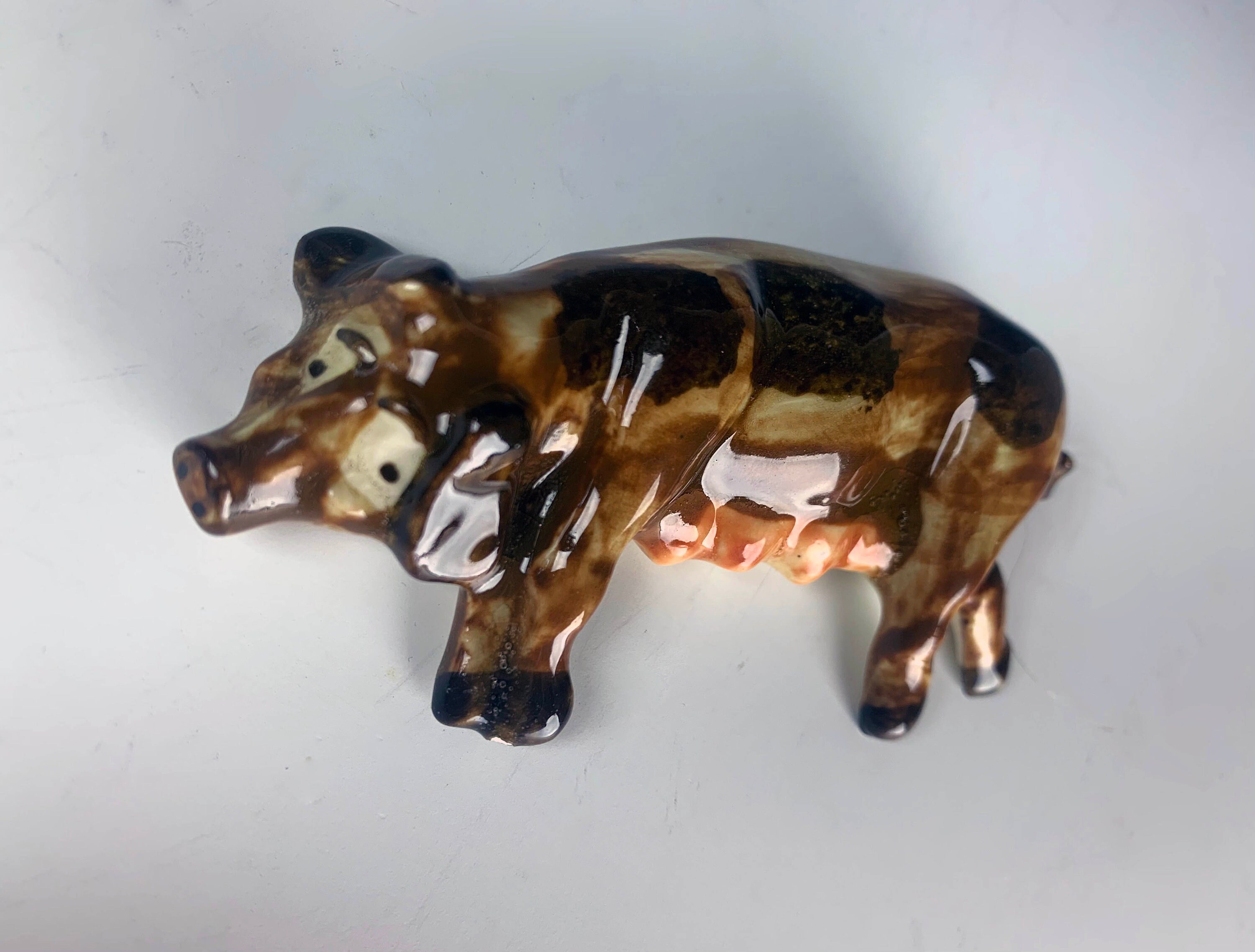 Small Collection of 4 Pigs Figurines Piggy Bank Figurine | Etsy