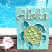 Handmade Aloha Turtle With Rope Beach Pallet Art, Coastal Decor, Rope ...