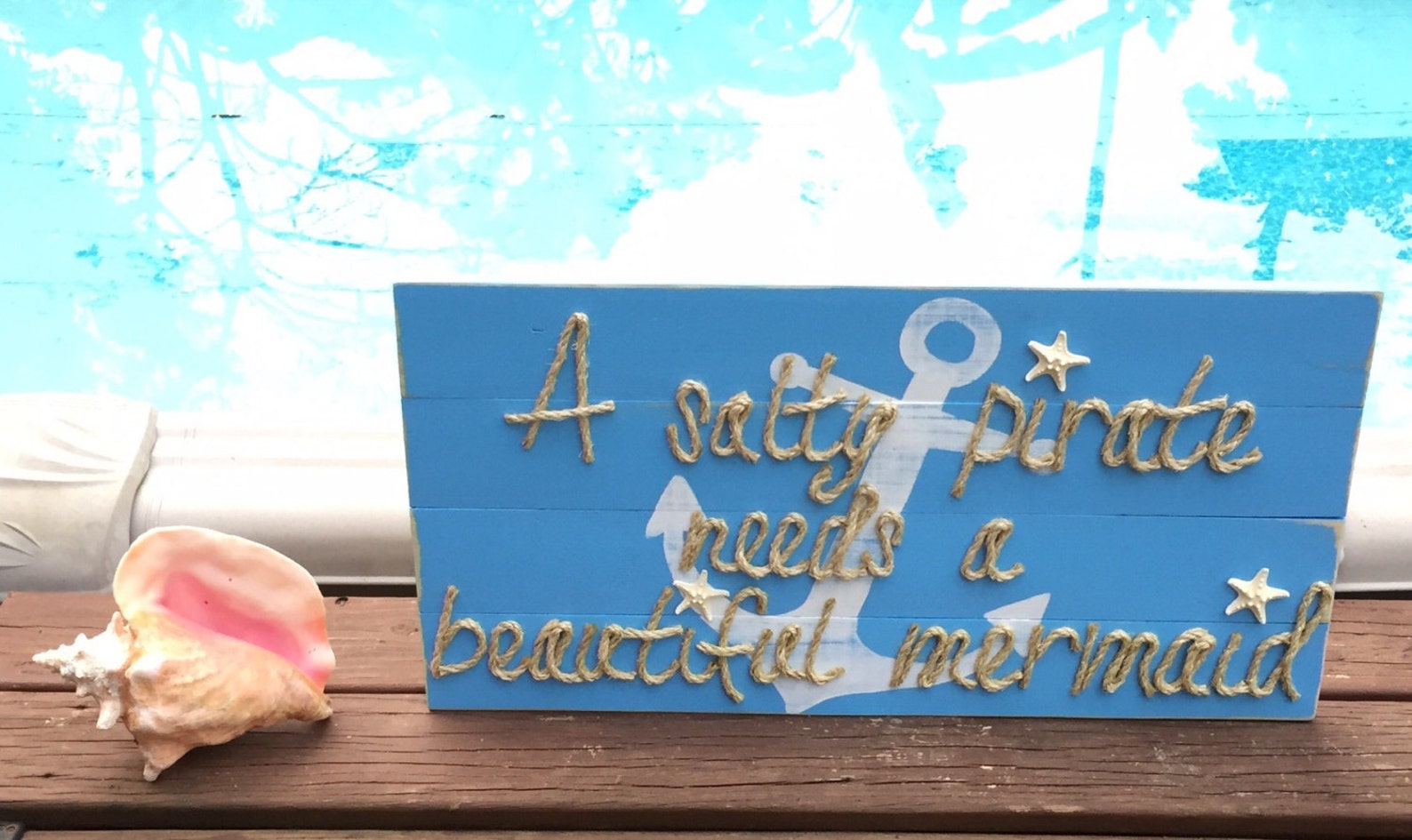 Handmade a Salty Pirate Needs A Beautiful Mermaid - Etsy