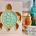 Handmade Turtle With Rope© Beach Pallet Art Coastal Decor Rope Art ...