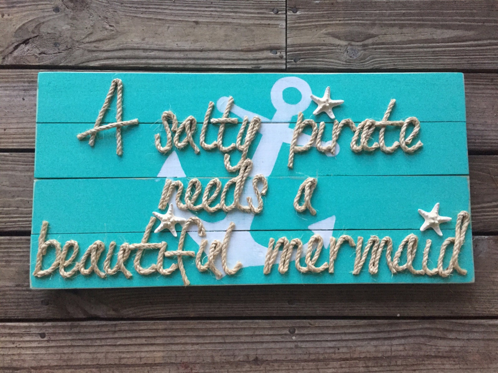 Handmade a Salty Pirate Needs A Beautiful Mermaid - Etsy