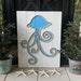 Handmade Jellyfish With Rope Beach Pallet Art Coastal Decor Nautical ...