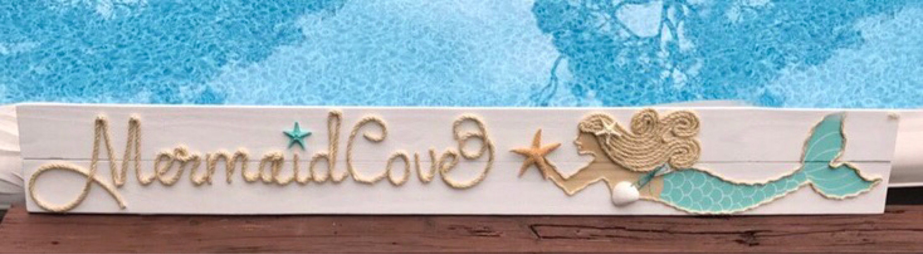 Handmade Mermaid Cove and Swimming Mermaid with Rope Beach | Etsy