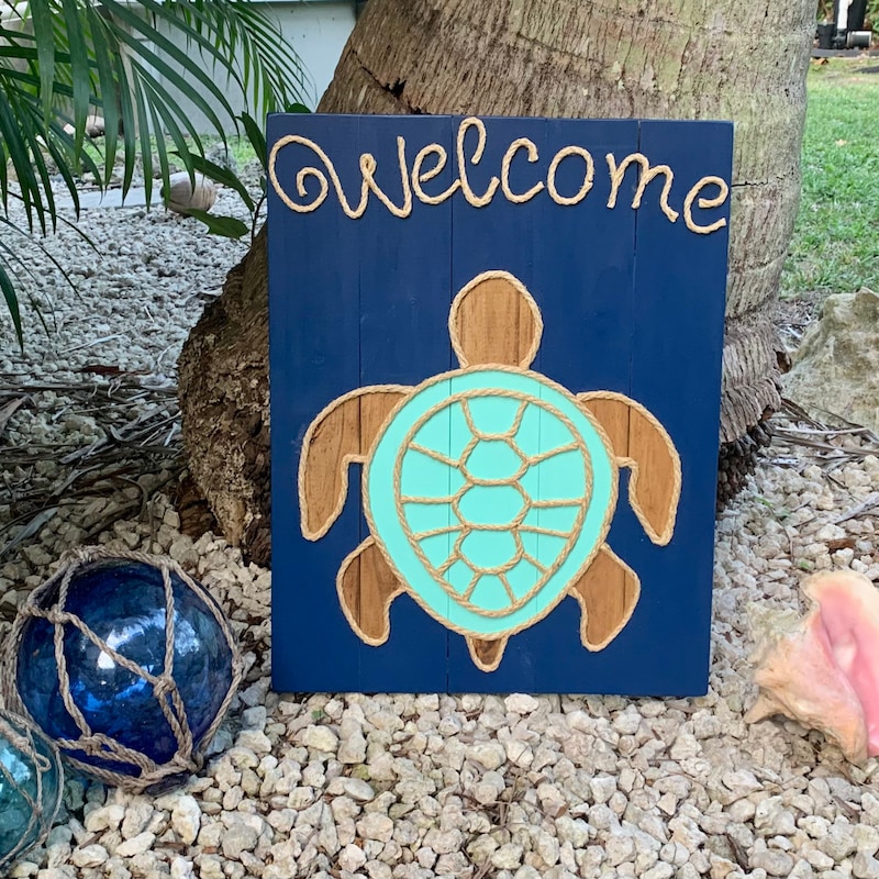 Sea Turtle Garden Flag - Etsy