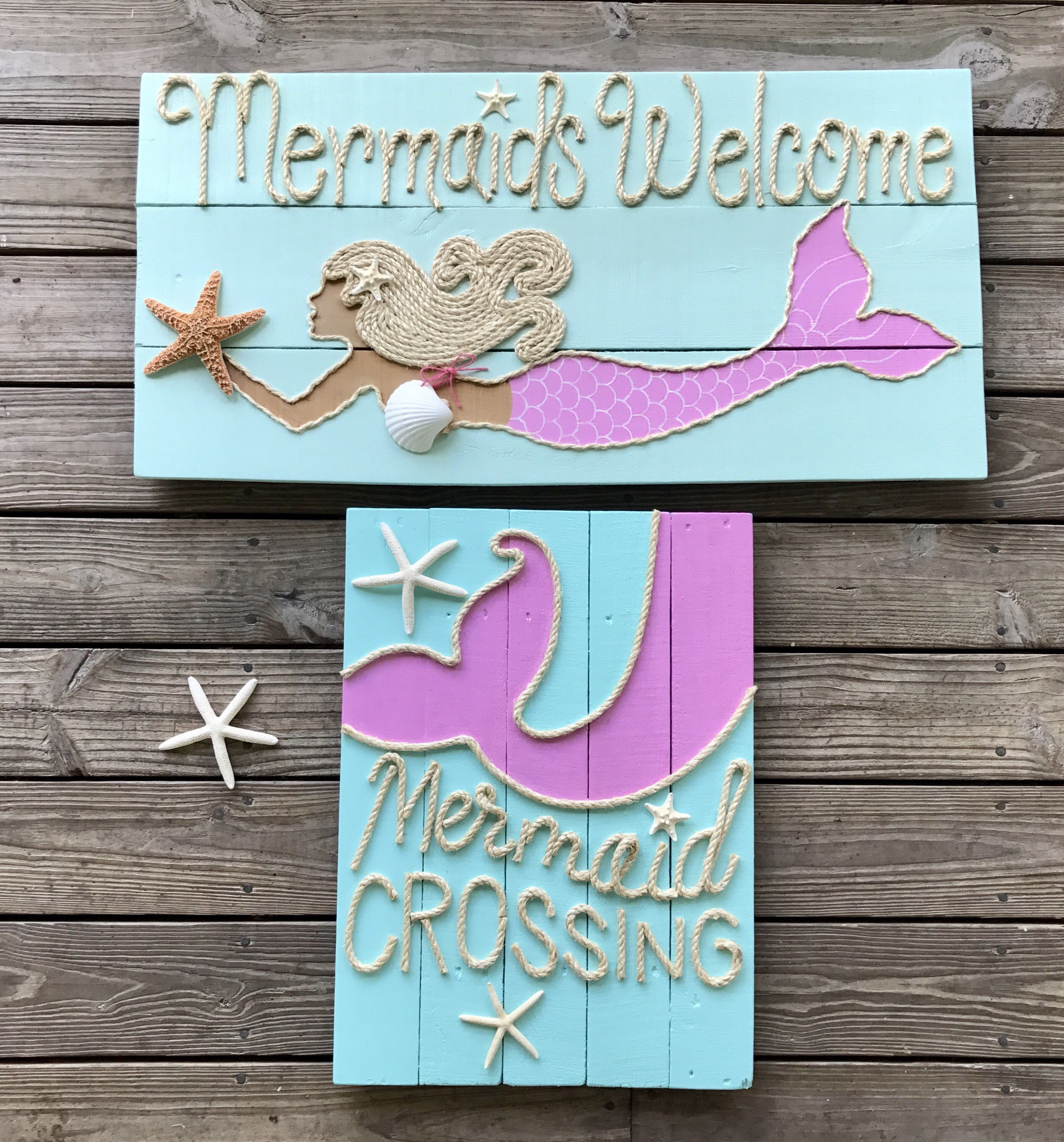 Handmade Mermaids Welcome Swimming Mermaid With Rope Mermaid - Etsy