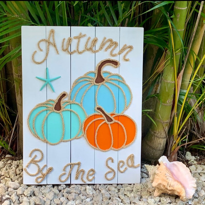 Coastal Fall Decor - Etsy