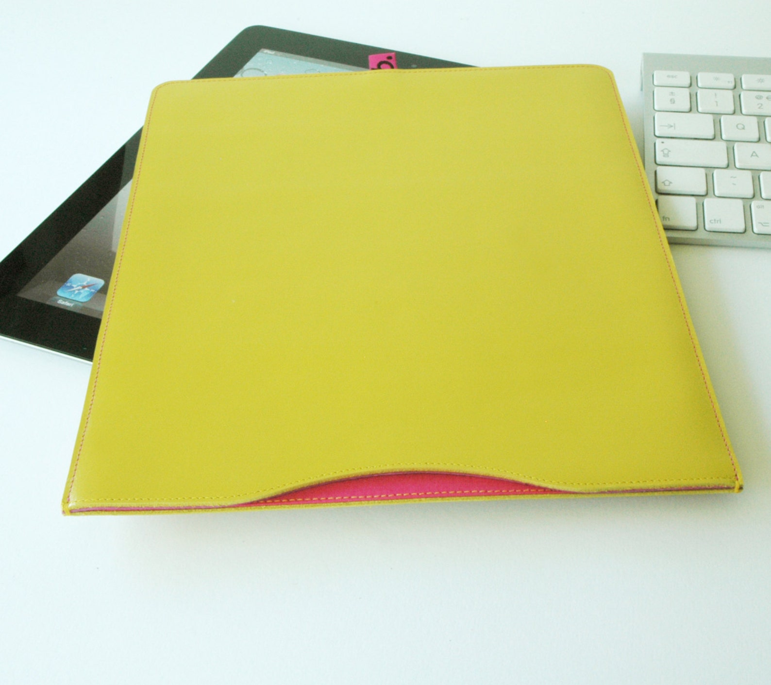 Handmade Leather Sleeve for iPad Mini - Etsy