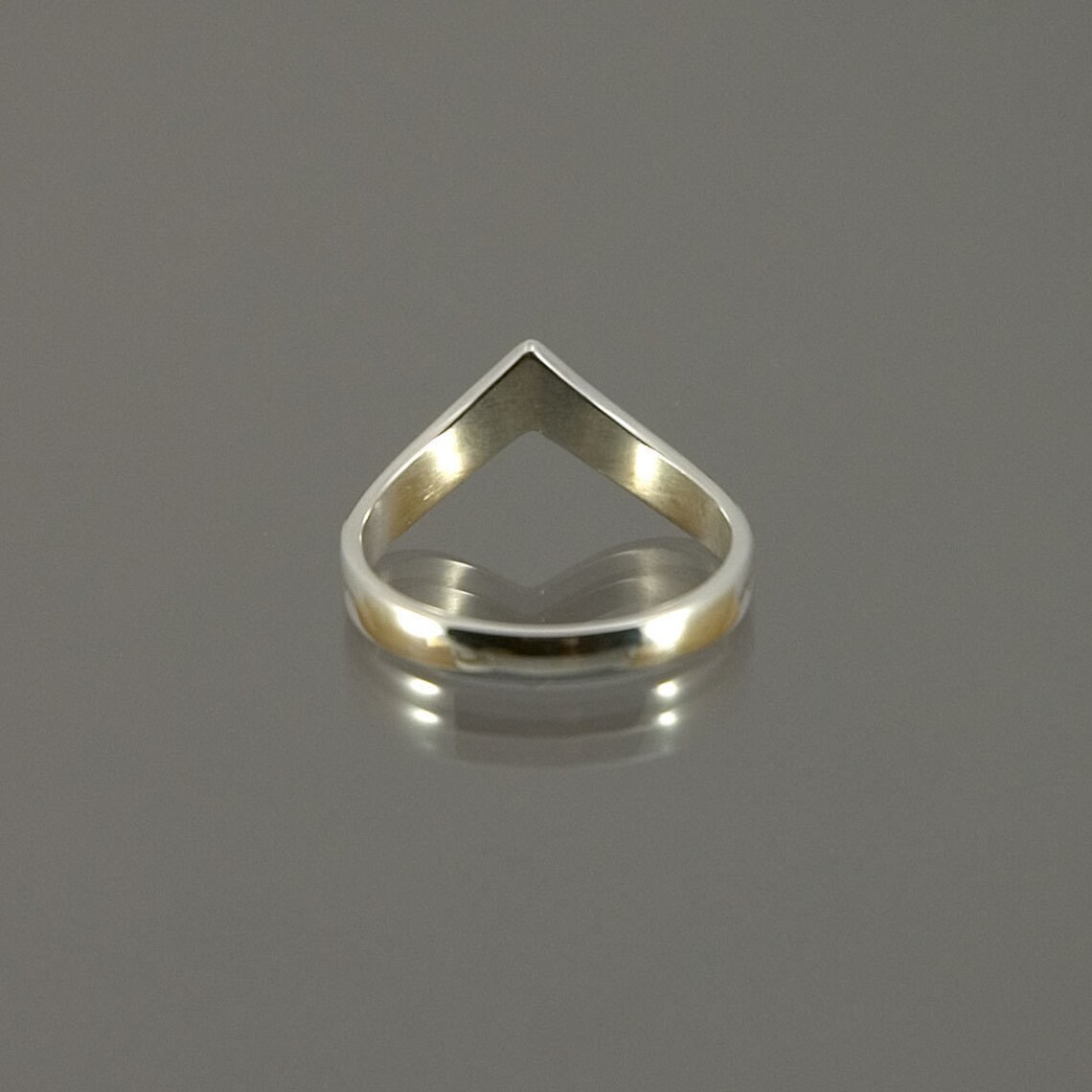 Classic Wishbone Ring, Hand-made to Your Size in Solid 925 Sterling ...