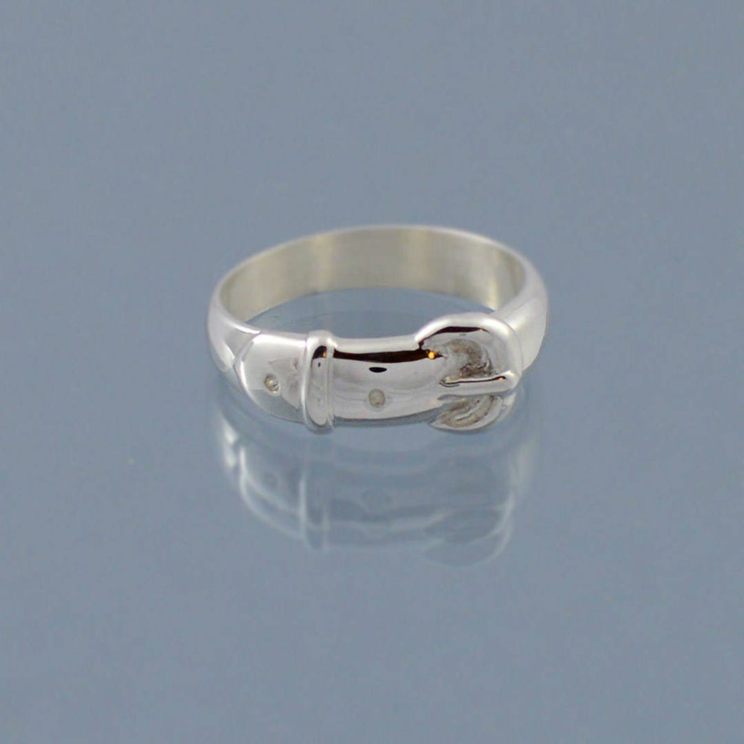 Buckle Ring in 925 Sterling Silver - Etsy