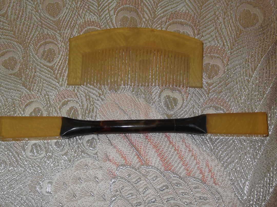 Vintage Japanese Hair Koogai and Kushi Set - Etsy UK