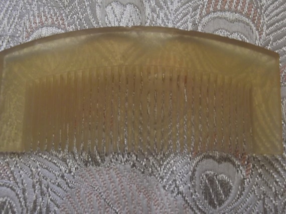 Vintage Japanese Hair Koogai and Kushi Set - Gem