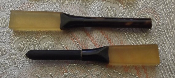 Vintage Japanese Hair Koogai and Kushi Set - Gem