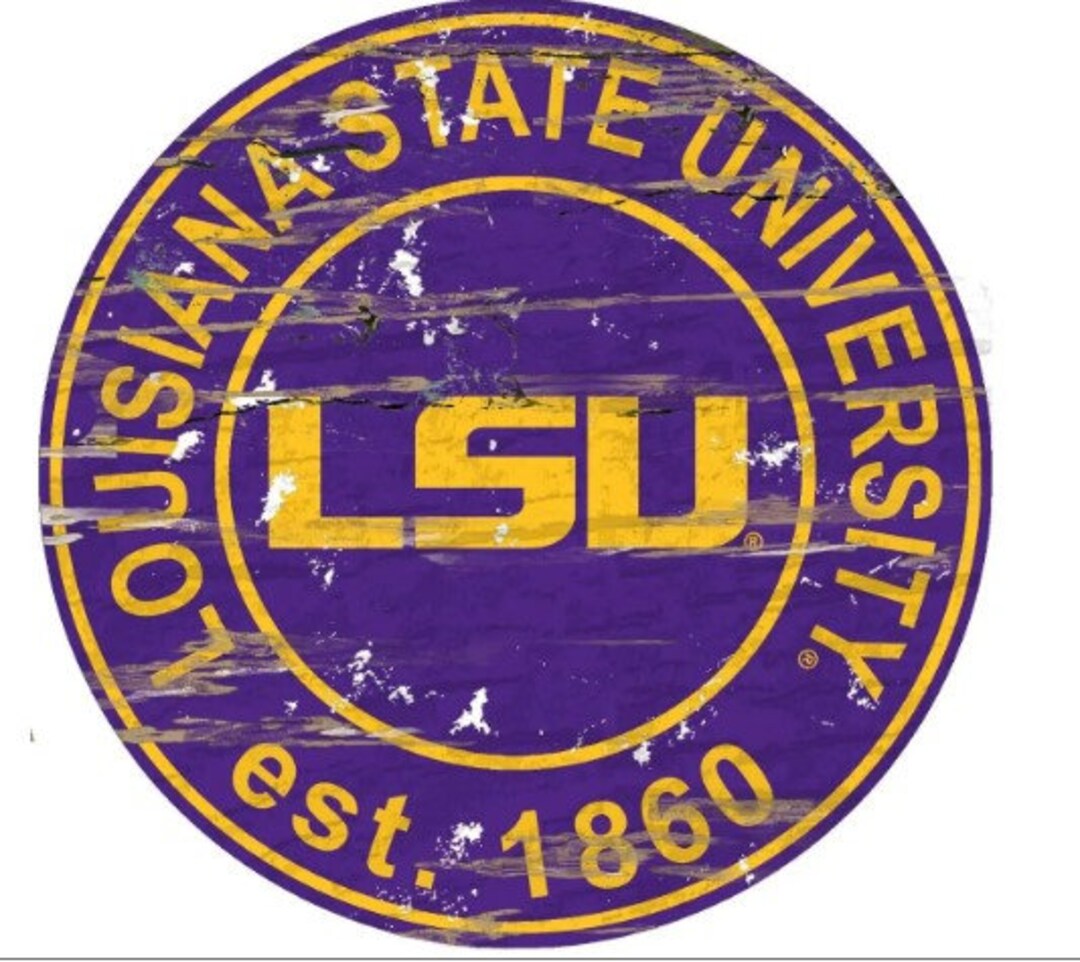 LSU Sign LSU Tigers Sign Louisiana State University Sign - Etsy