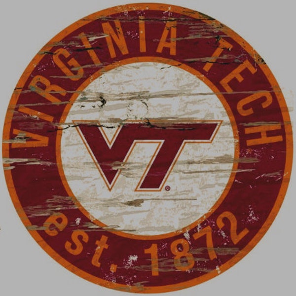 Virginia Tech Wreath - Etsy