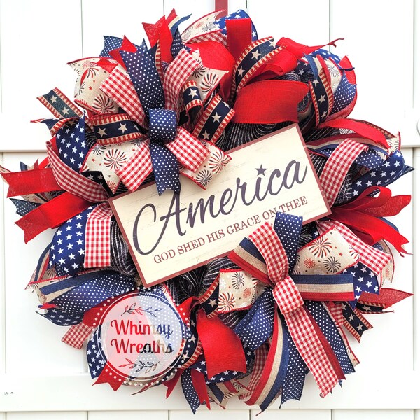 Veterans Day Wreath - Etsy