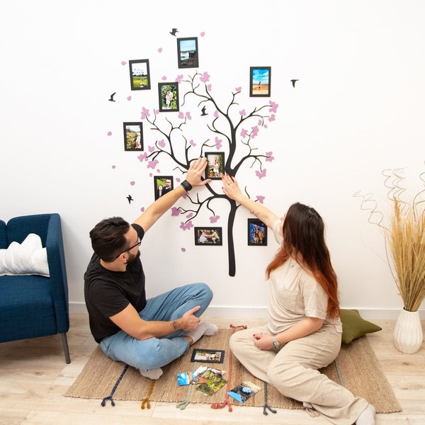 3d Family Tree Frame Photo - Etsy