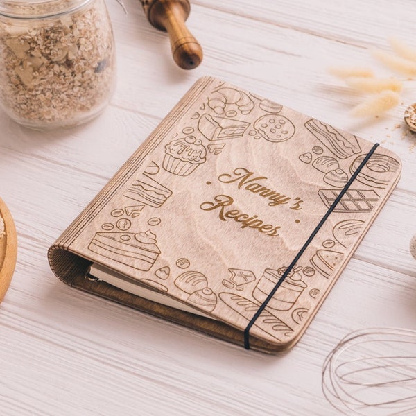 Blank Recipe Book - Etsy