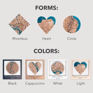 Anniversary Gifts, Personalized Map, Custom Coordinates Map Art ...