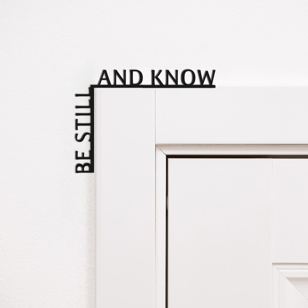 Home Wall Accent, Motivational Door Corner Sign, Christian Gift for ...