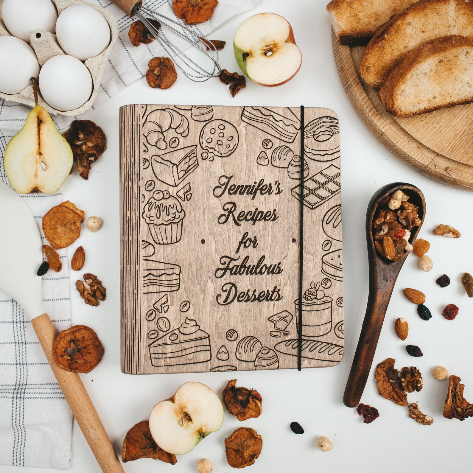 Cooking Book Recipe Notebook Custom Cook Book Moms Birthday - Etsy