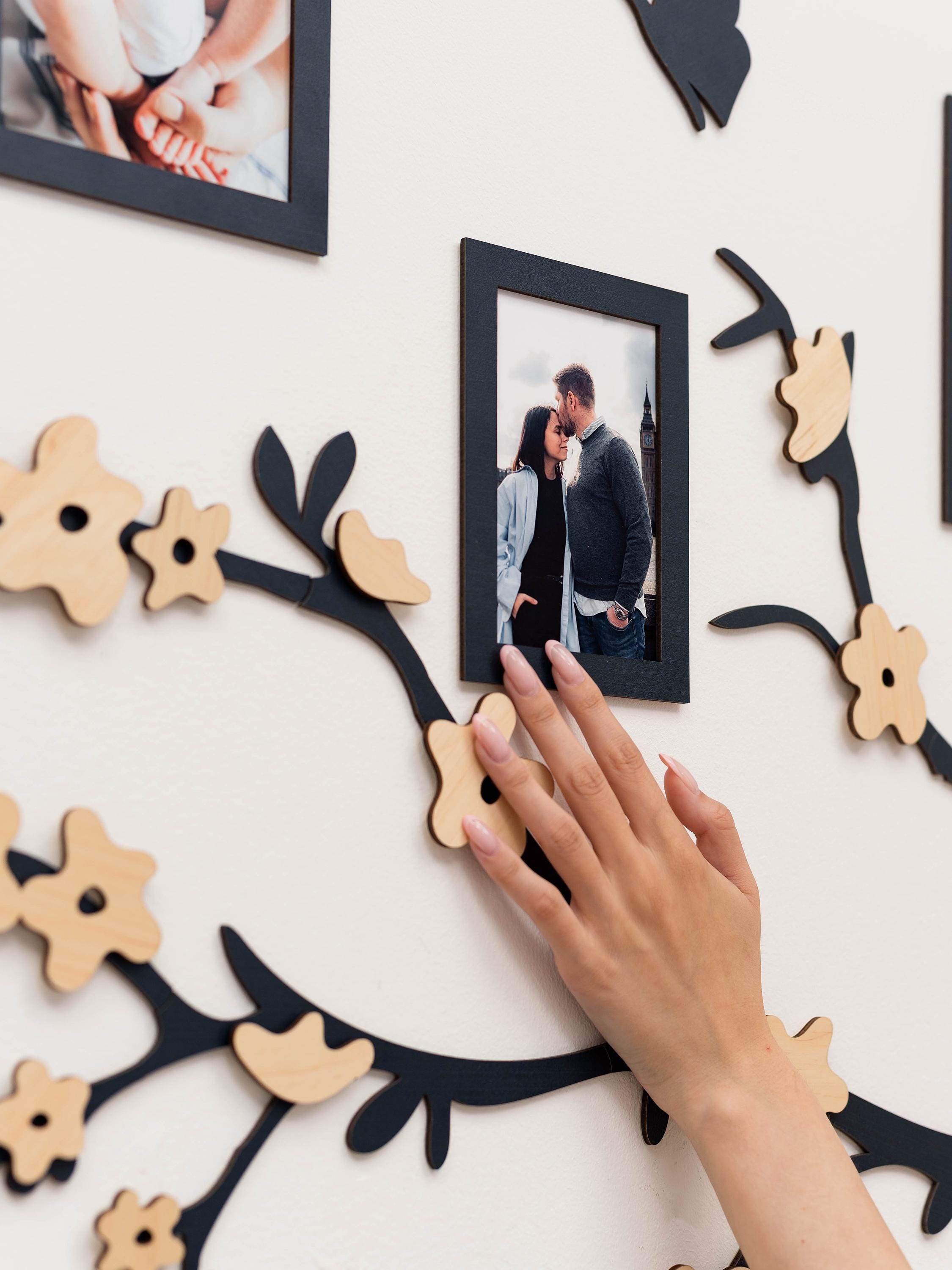 Family Tree Branch With Photo Frames, Wall Decorations for Living Room ...