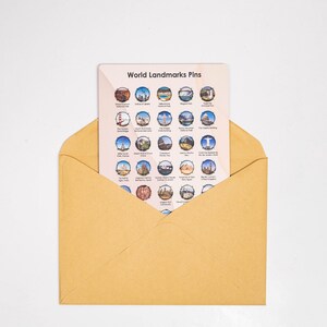 Wooden World Landmarks Stickers by Enjoythewood - Etsy