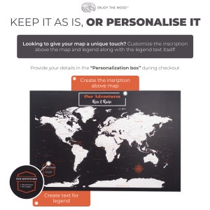 World Map Wall Art, Framed Wall Decor, Canvas Mounted Map, Push Pin Map ...